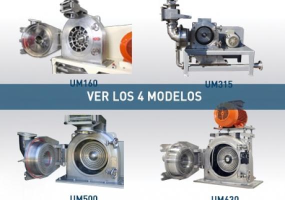 Línea de molinos industriales