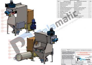 Vaciado semiautomático de sacos - Ergotip | Palamatic Process